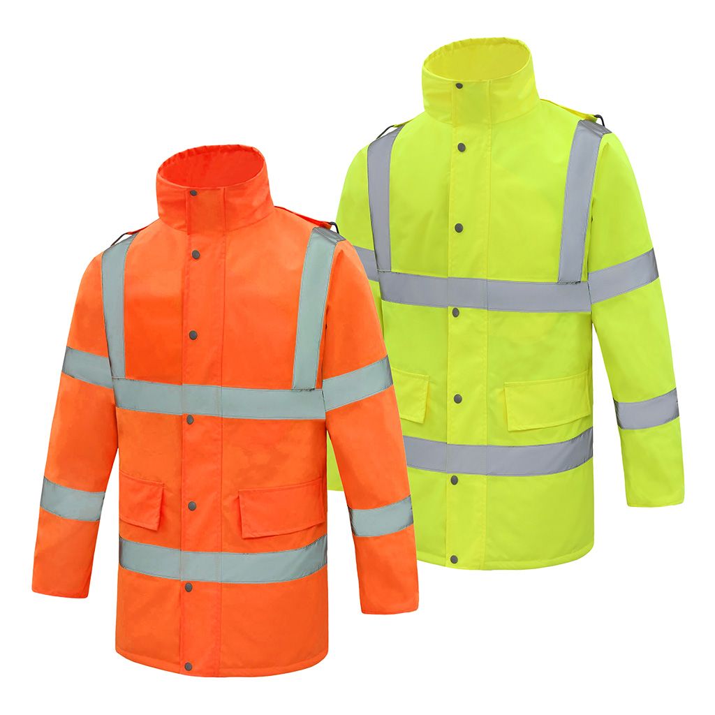 AQUA HIGH VISIBILITY WATERPROOF JACKET | Imprint Workwear